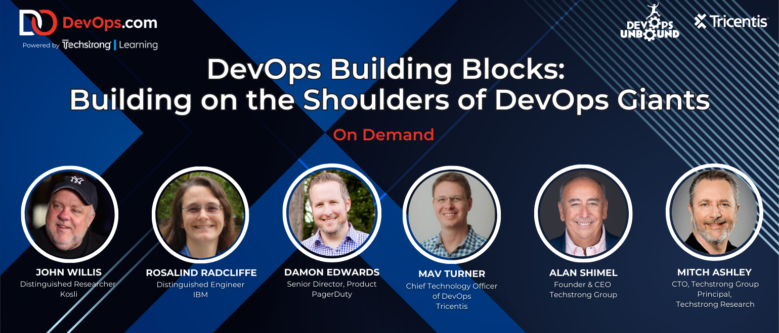 DevOps Building Blocks: Building on the Shoulders of DevOps Giants DevOps Building Blocks: Building on the Shoulders of DevOps Giants